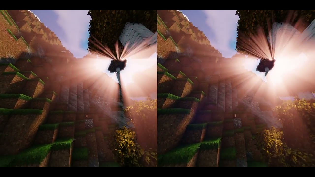 [3D] Vivecraft 1.18 Real-Time+Terralith (Minecraft VR) Gameplay with ...