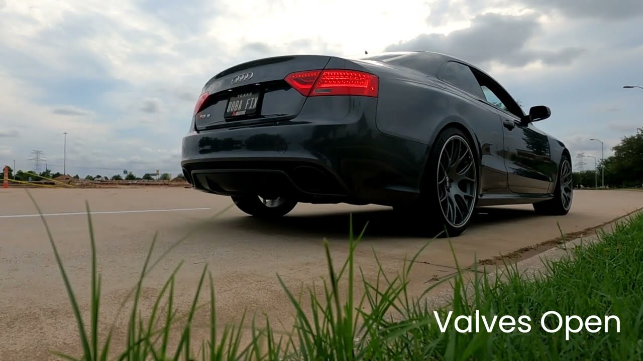 SOUND ON!!! MY 2015 RS5 TITANIUM EXHAUST SCREAMS! - YouTube