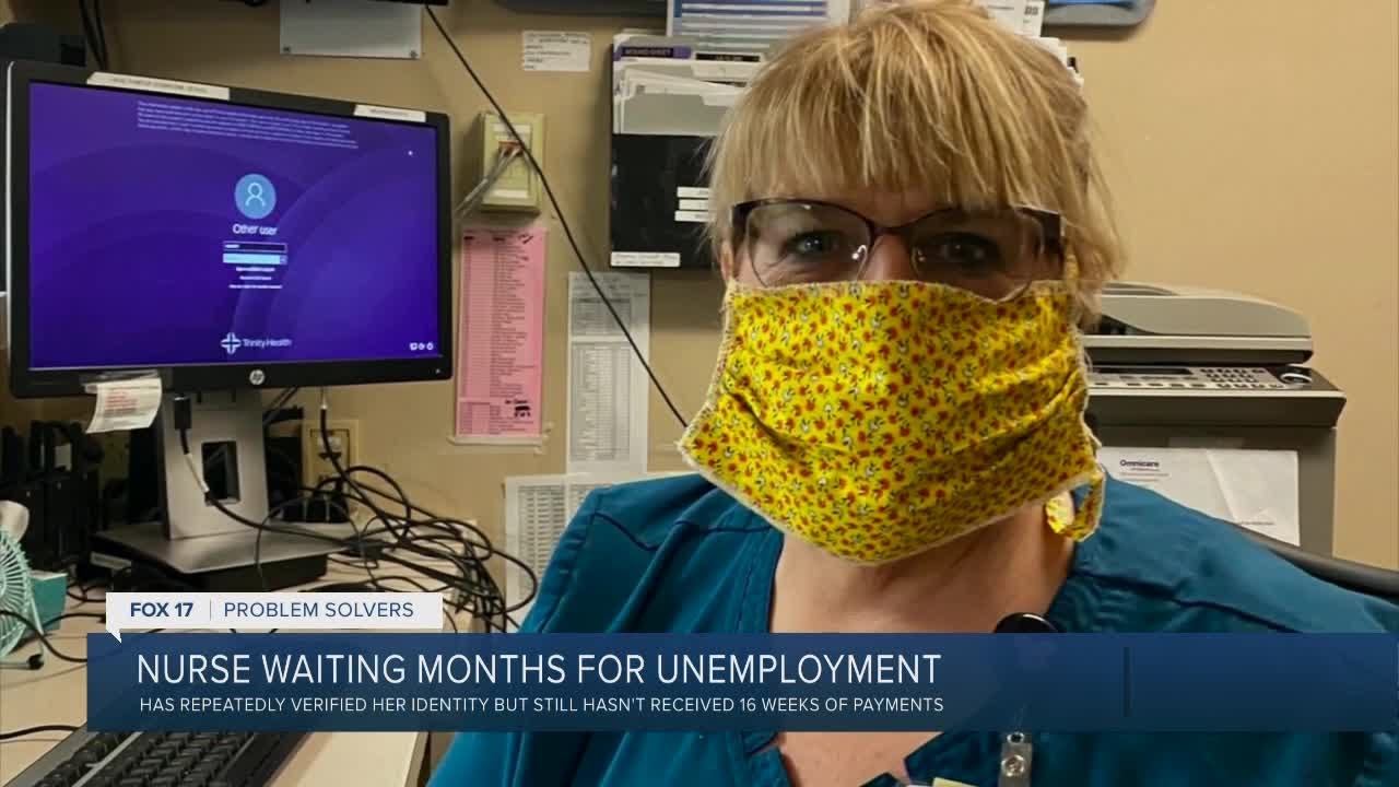 Nurse waiting months for unemployment - YouTube