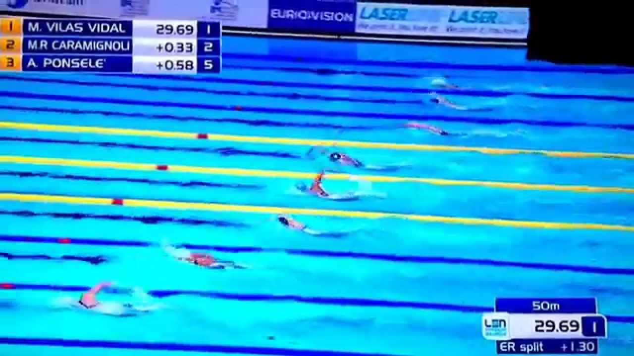 Berlin 2014 swimming final 1500m freestyle -women - YouTube