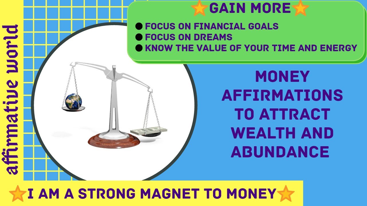 Money affirmations to attract wealth and abundance || self affirmation ...