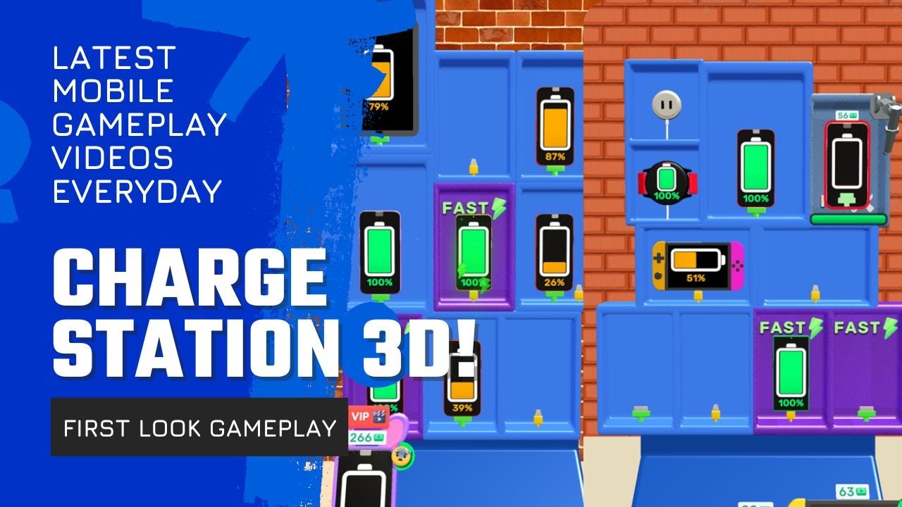 Charge Station 3D! 📱📲🔋⚡ Mobile Gameplay iOS | Best Mobile Games - YouTube