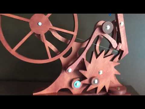 Spring Powered Kinetic Sculpture