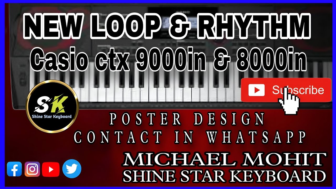 loop rhythm || casio ctx 9000in rhythm || new loops 2025 || new rhythms ...