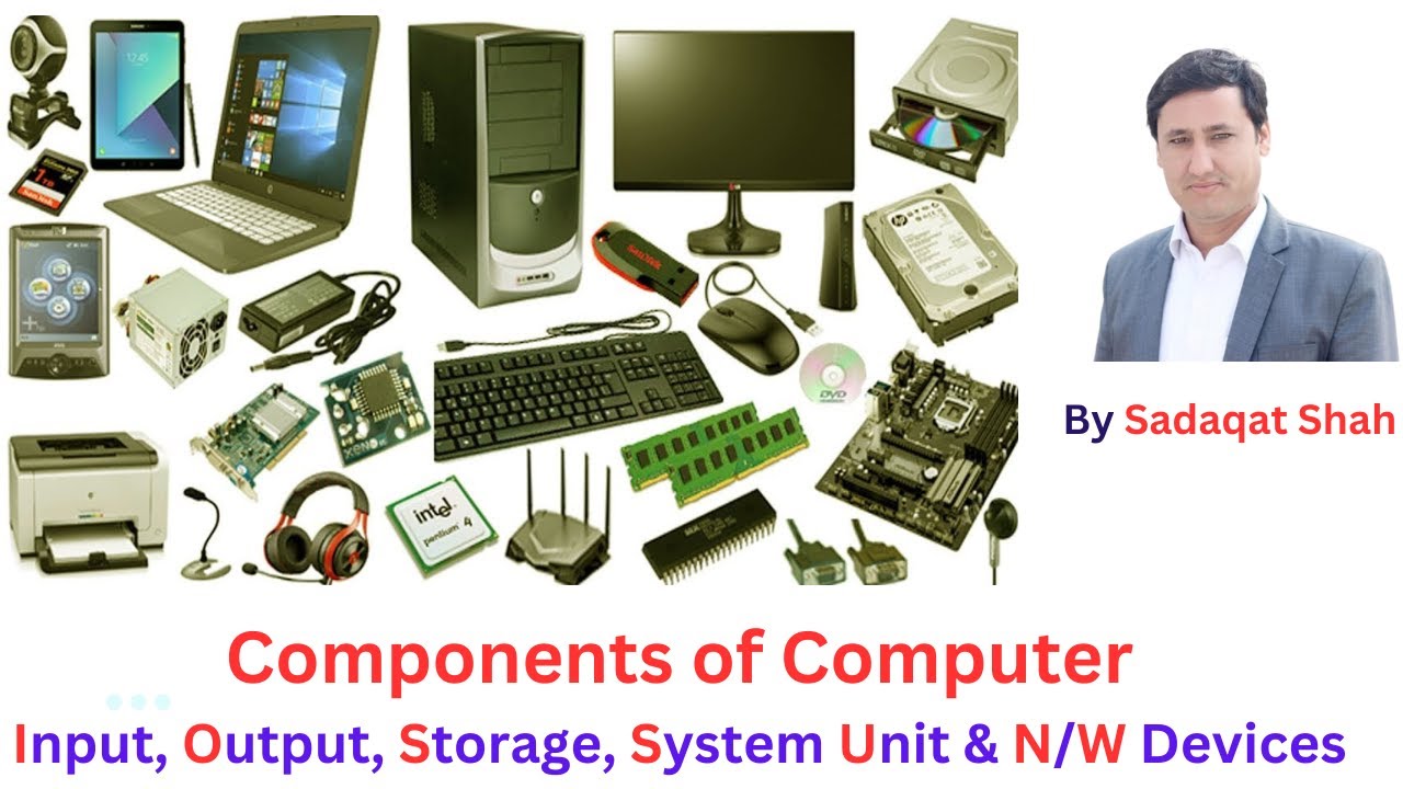 Components of computer || Parts of computer || Computer Components ...