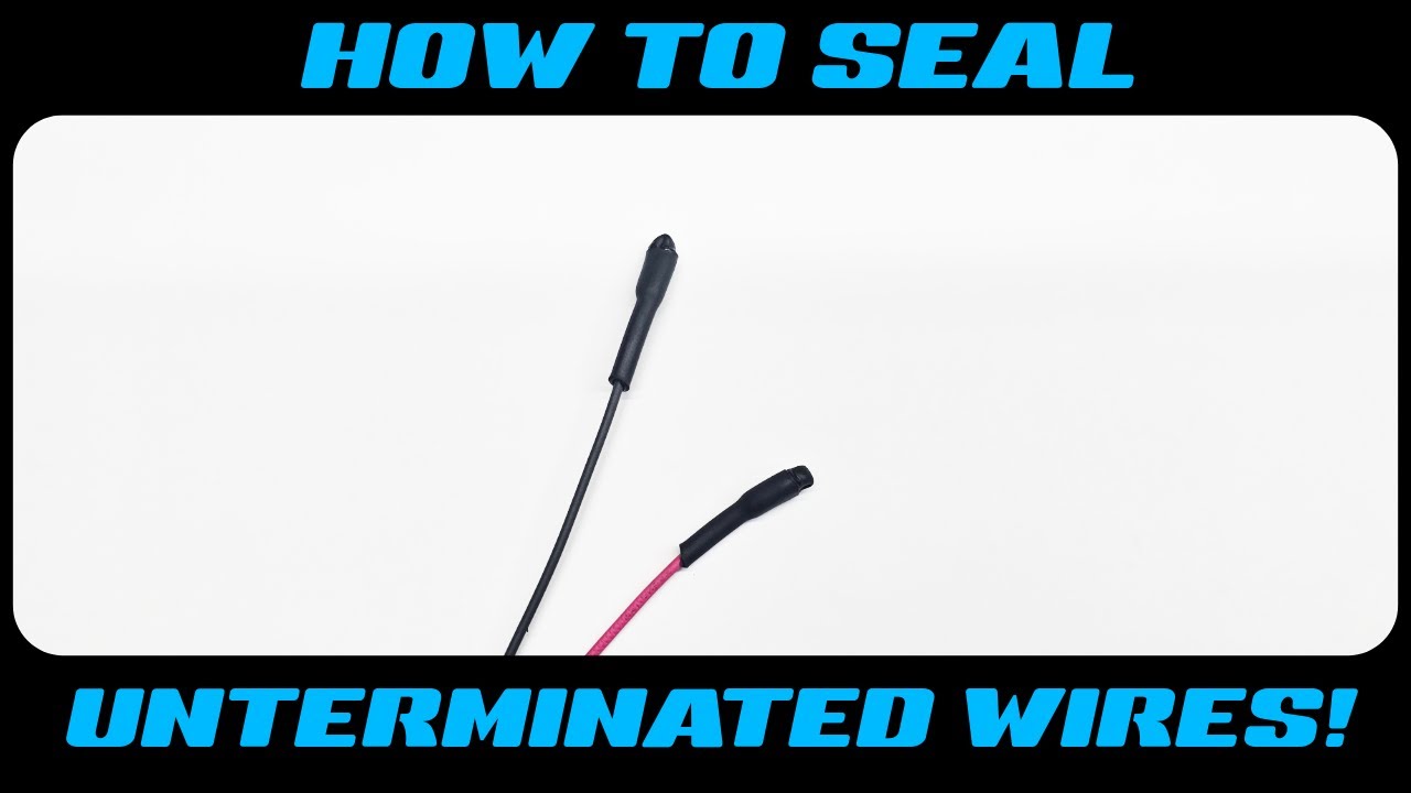 Sealing Loose Electrical Wires - YouTube
