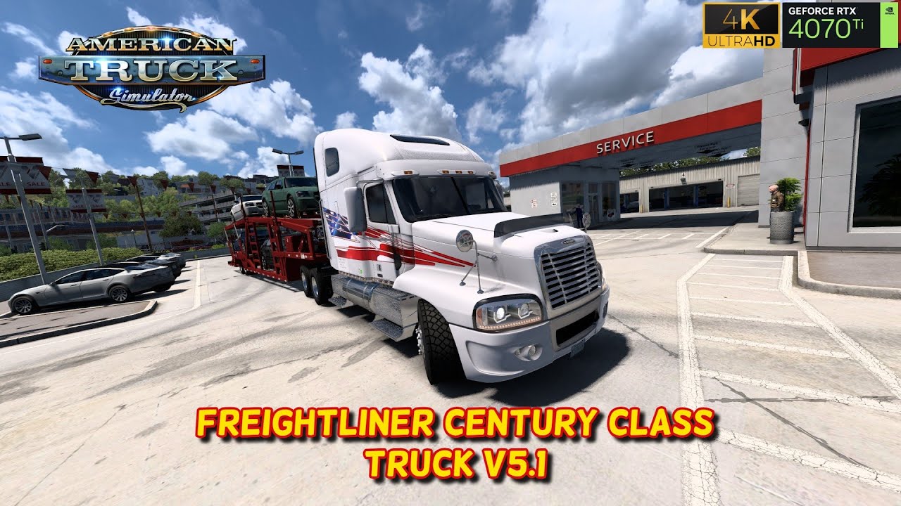 American Truck Simulator |🚛 Freightliner Century Class Truck v5.1 (1.49 ...