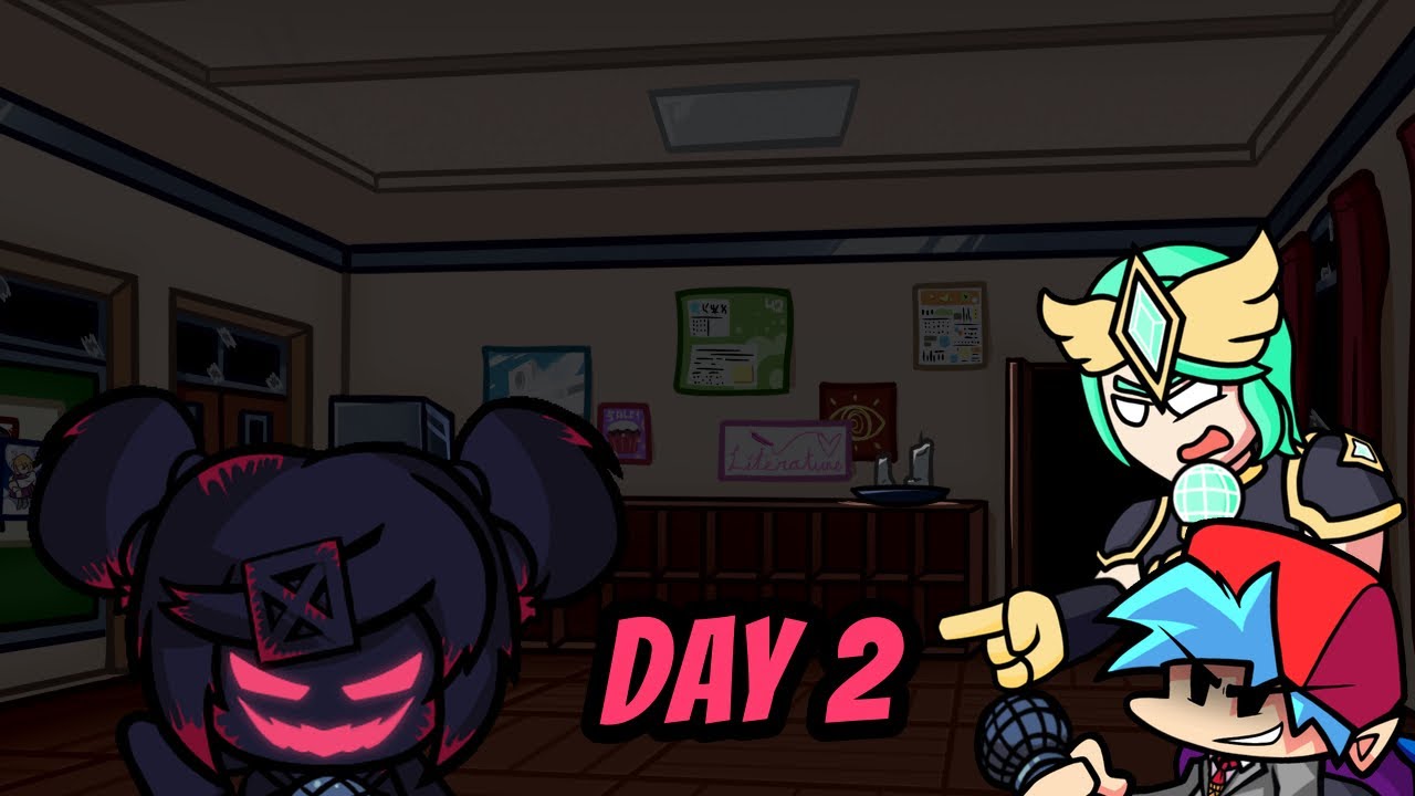 FNF Evil Natsuki vs BF & GK! | Day 2! - YouTube