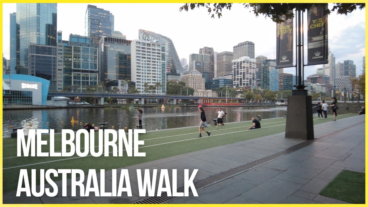 MELBOURNE AUSTRALIA SOUTHBANK to FLINDERS STREET SUMMER WALK - YouTube