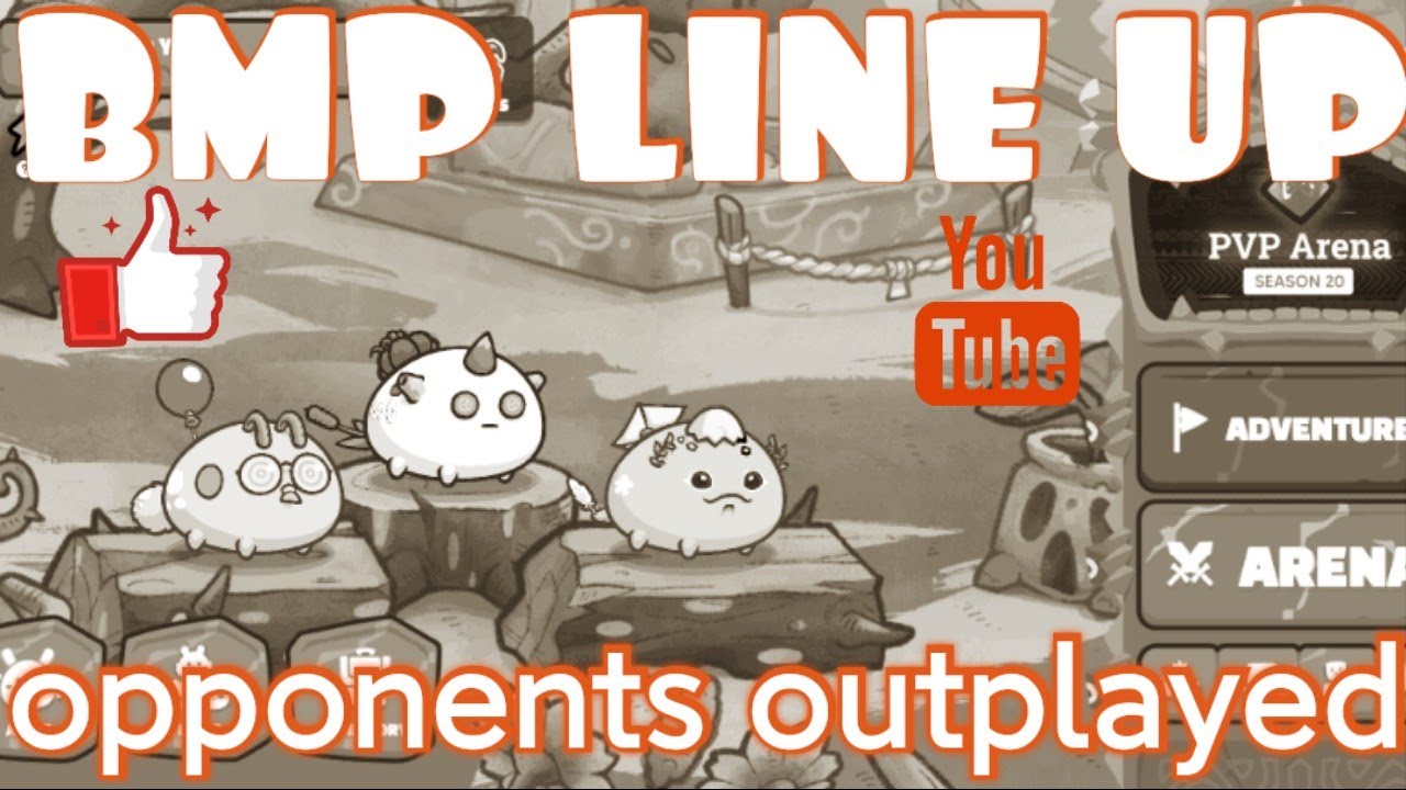 FAST GAMEPLAY WITH BMP LINE UP outplayed opponents with this team AXIE ...