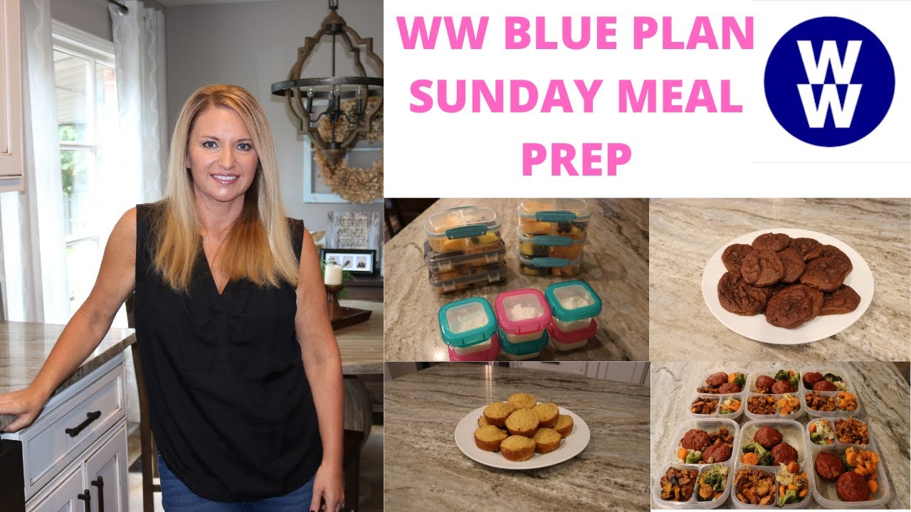 WW BLUE PLAN MEAL PREP!! TACO SOUP, MEXICAN MEATLOAF, CORN MUFFINS ...