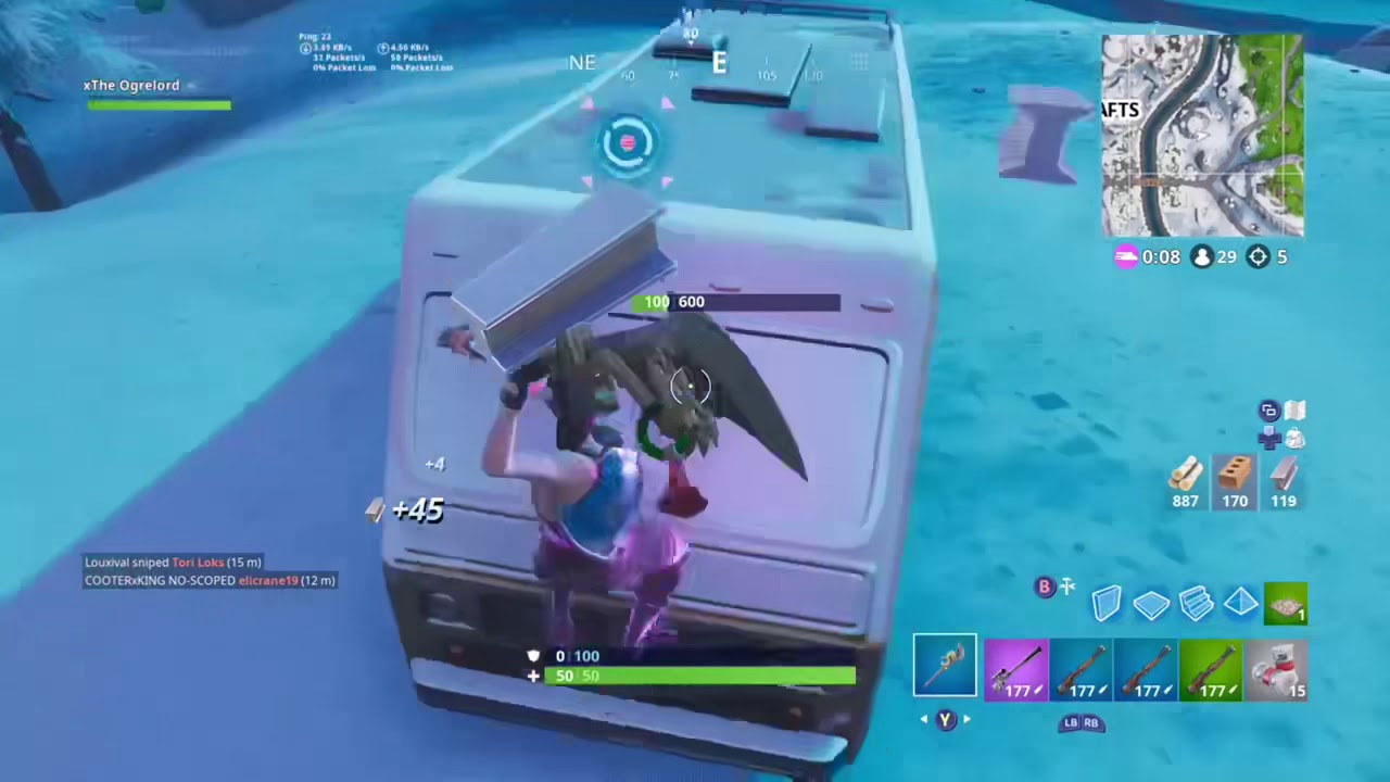 Mid Air Shot! | Fortnite Battle Royal - YouTube