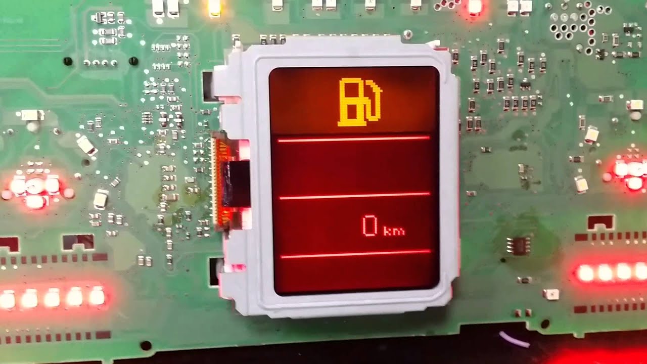 A4 B6 RB4 crypto cluster, popravka mrtvih piksela - YouTube