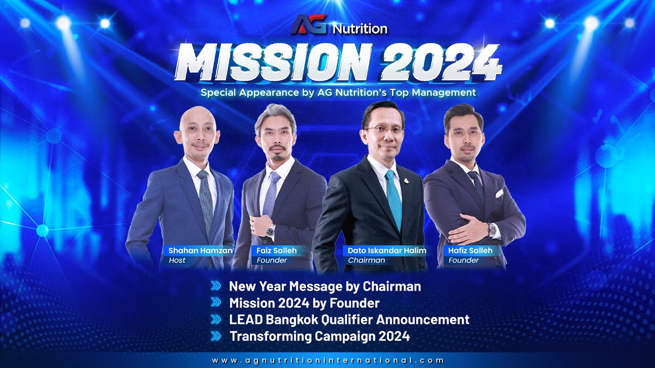 AG Nutrition - Mission 2024 - YouTube