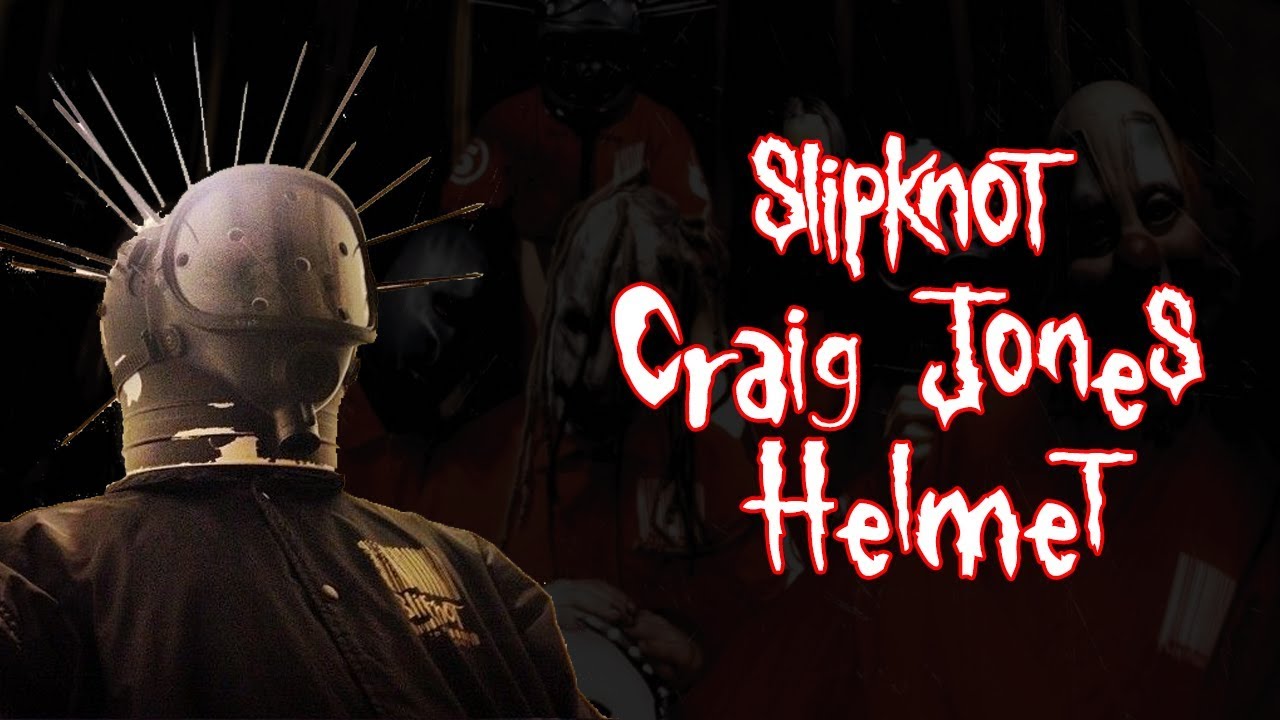 RARE Slipknot Craig Jones Mask Self Titled Helmet Converted - YouTube