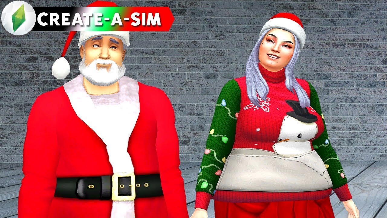 🎄Santa Claus & Mrs. Claus🧓🏼 🔎-(:The Sims 4 | CAS: Create A Sim:)🔍 - YouTube
