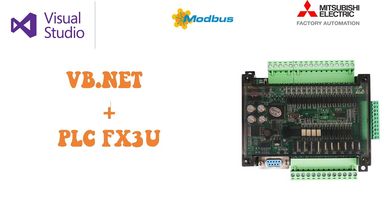 VB.NET TO PLC FX3U|WRITE SINGLE COIL|READ COIL|TRUYỀN THÔNG MODBUS RTU ...