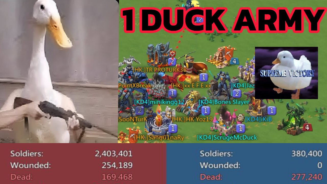 1 Goose army 🪿 El día que un pato se detonó a todos 🥶 no hay bando ...