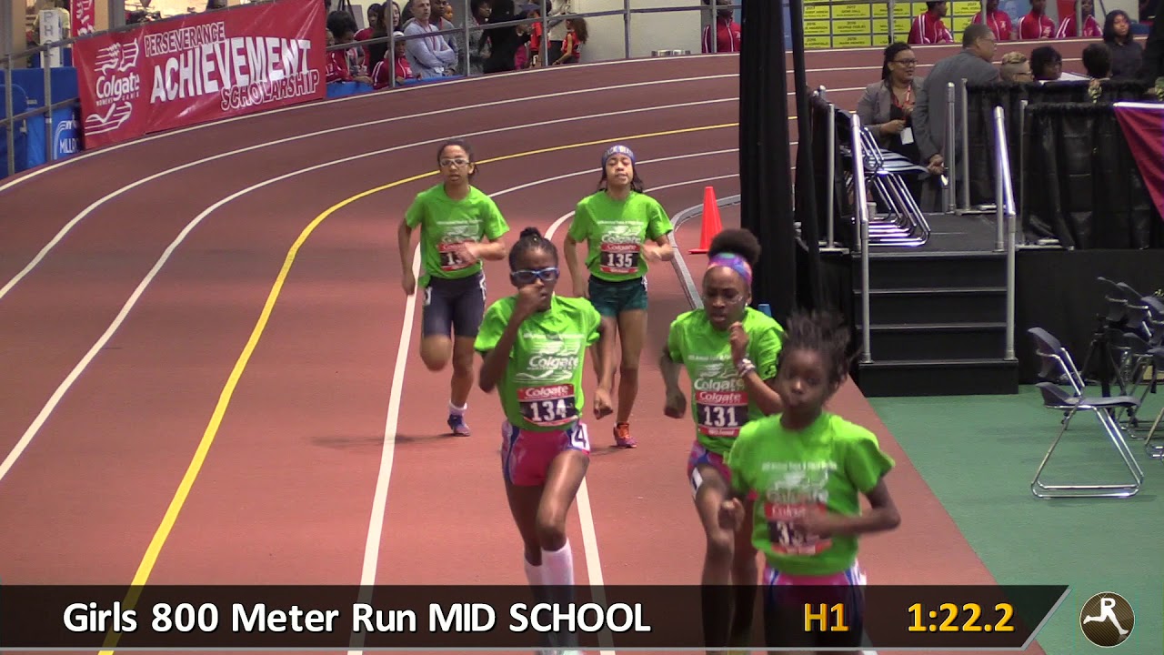 Mid School 800 meters - YouTube