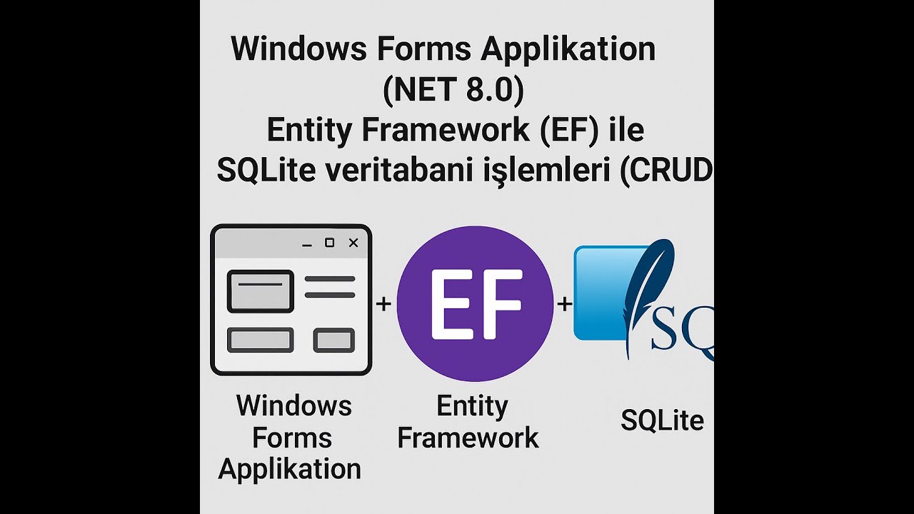 Windows Forms Application'da(.net 8.0) Entity Framework (EF) ile SQLite ...