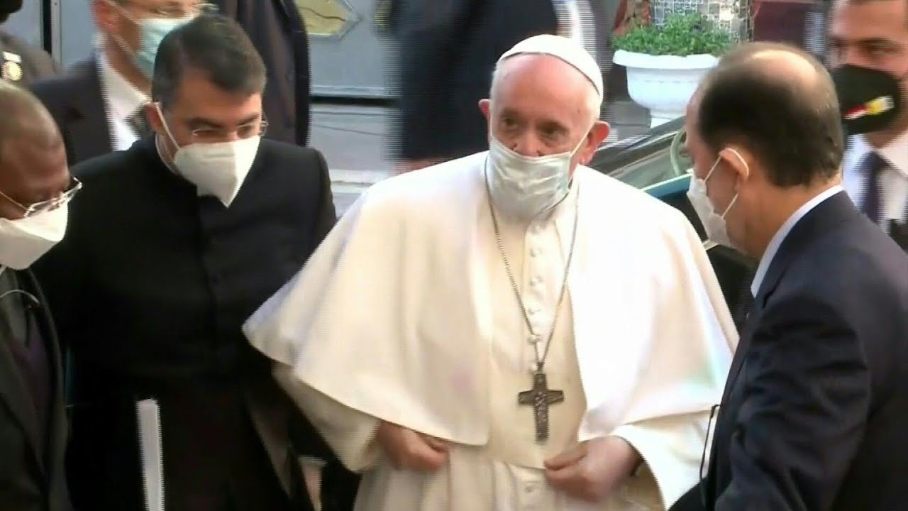 Pope arrives in Najaf to meet top cleric Sistani on second day in Iraq ...