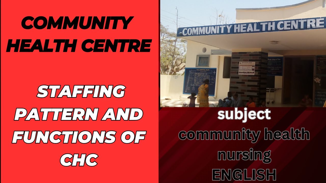 COMMNUITY HEALTH CENTER | STAFFING PATTERN | ORGANIZATION | FUNCTIONS ...