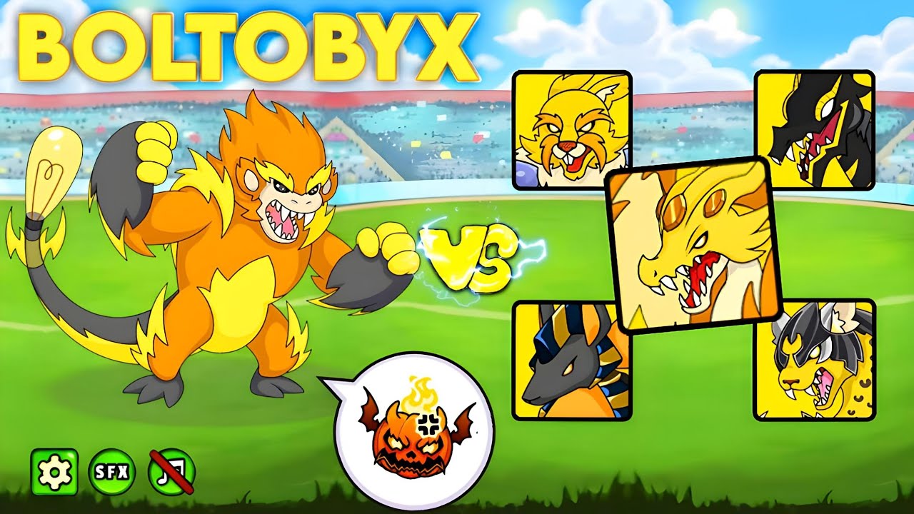 Boltobyx Vs All Electric Legendary Dynamons | Dynamons World - YouTube