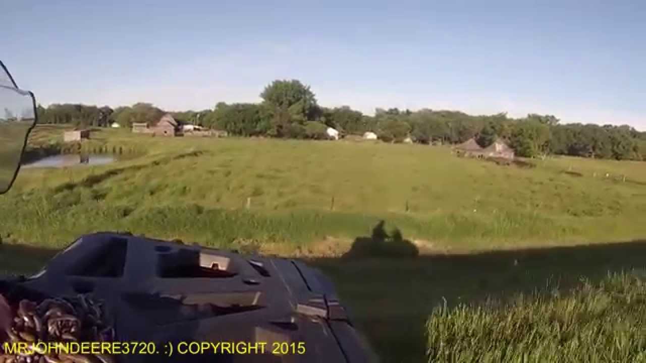 looking at the farm pasture from the top the dike! - YouTube