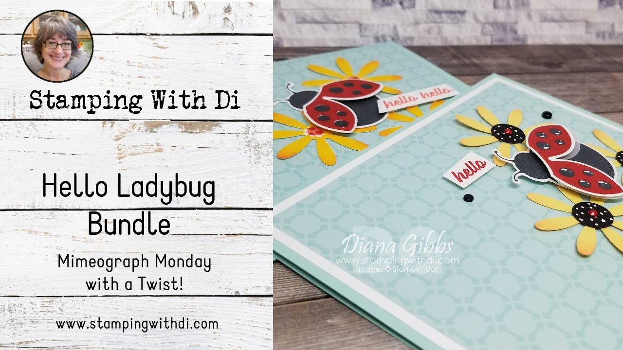 🐞Hello Ladybug Bundle - Mimeograph Monday with a Twist! | Stampin' Up ...