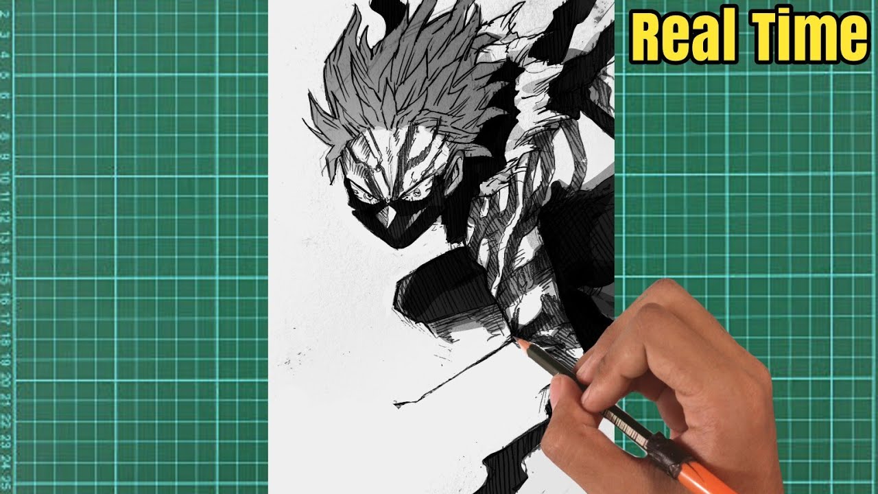 How To Draw MIDORIYA IZUKU Final FORM in MY HERO ACADEMIA S8 - YouTube