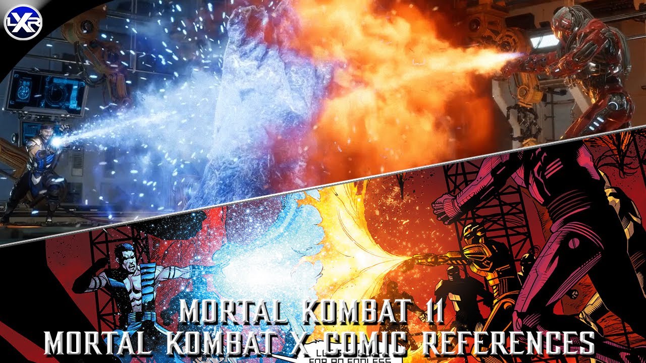 Mortal Kombat 11 - MKX Comics References - YouTube