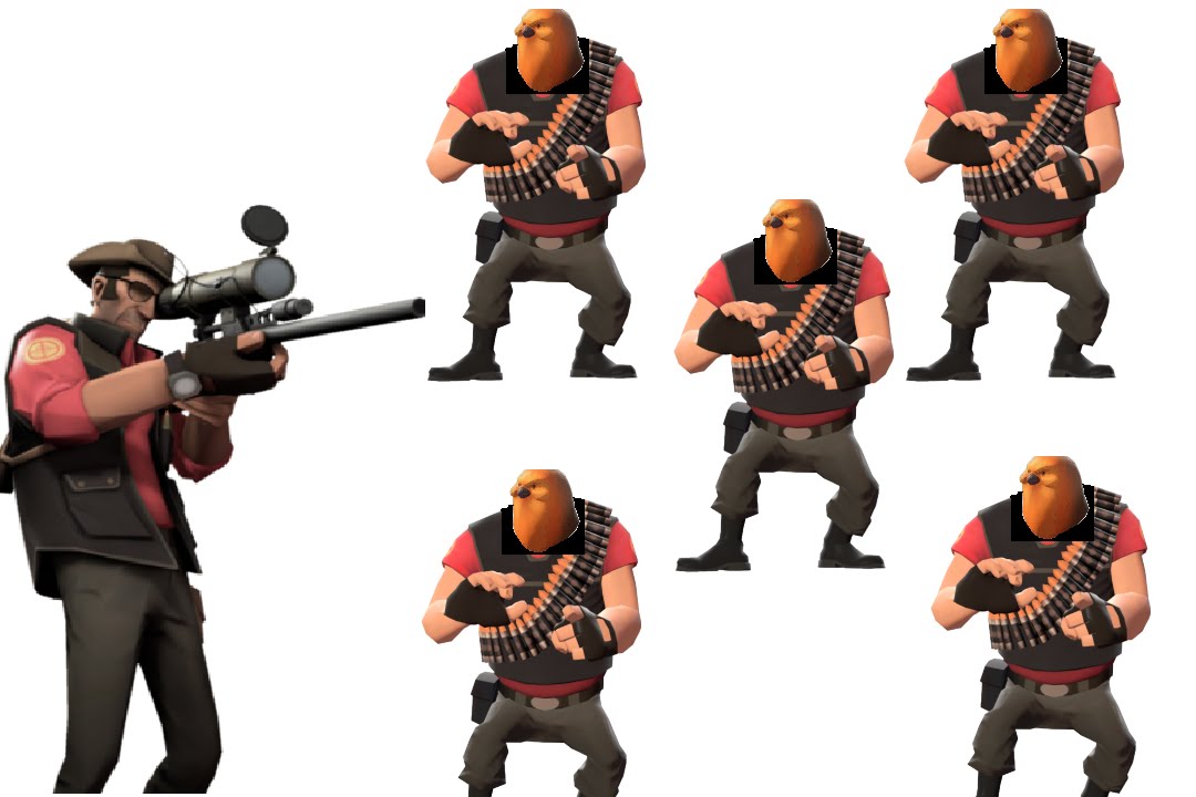TF2: Fun with console: Sniping flying heavies in the air Team Fortress ...