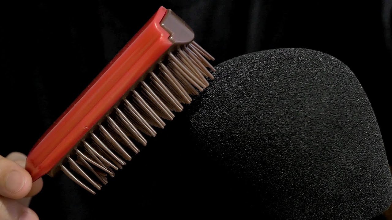 ASMR Mic Brushing and Scratching (Brain Melting MASSAGE) - YouTube