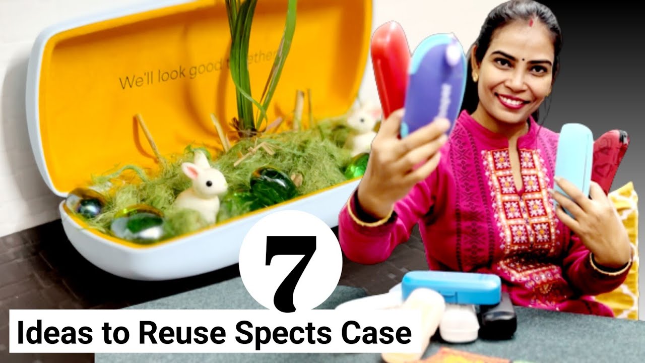 ढेर सारे चश्मे के केस को मैंने ऐसे किया Reuse |Old Spects Cases Reuse Ideas | Spects box DIY ...