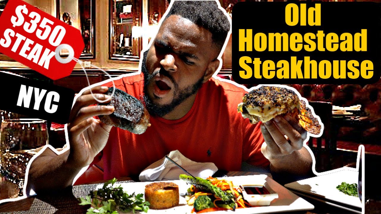 I Tried A $350 STEAK At Old Homestead Steakhouse In New York City 2021 ...