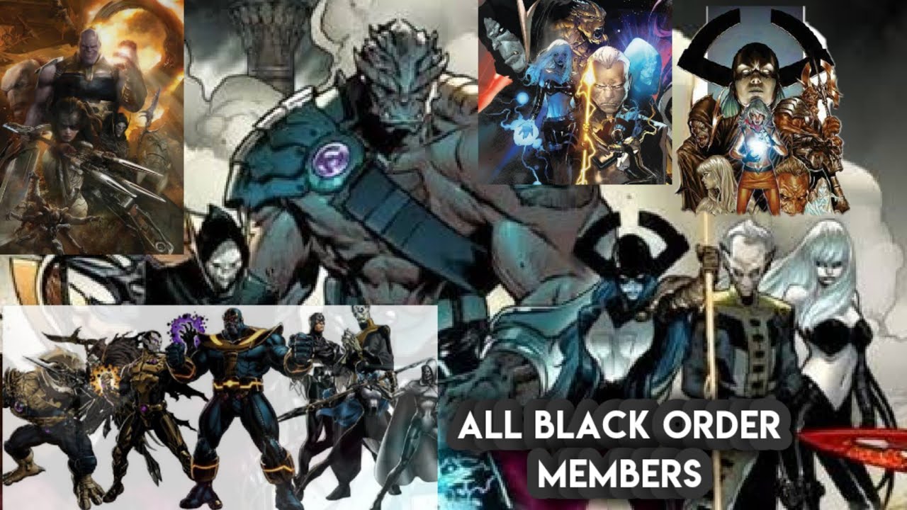 All Marvel's Black Order members - YouTube