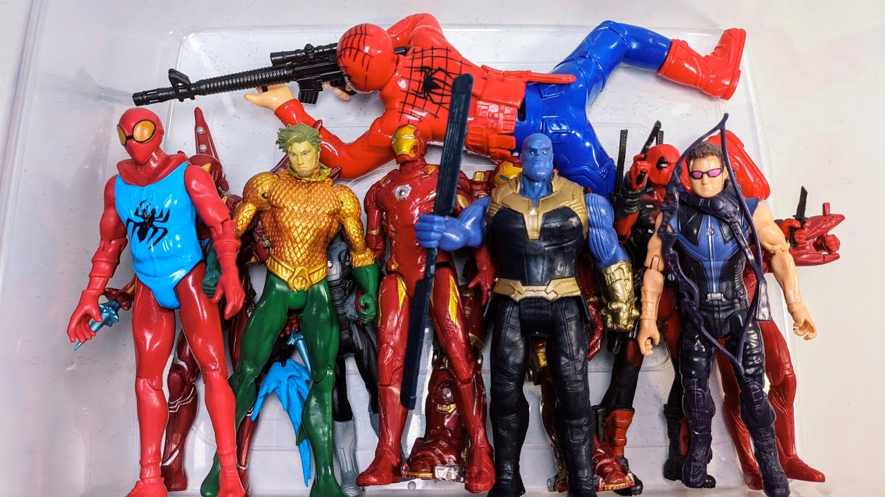AVENGERS TOYS #107/Action Figures/Unboxing/Cheap Price/Ironman,Hulk ...