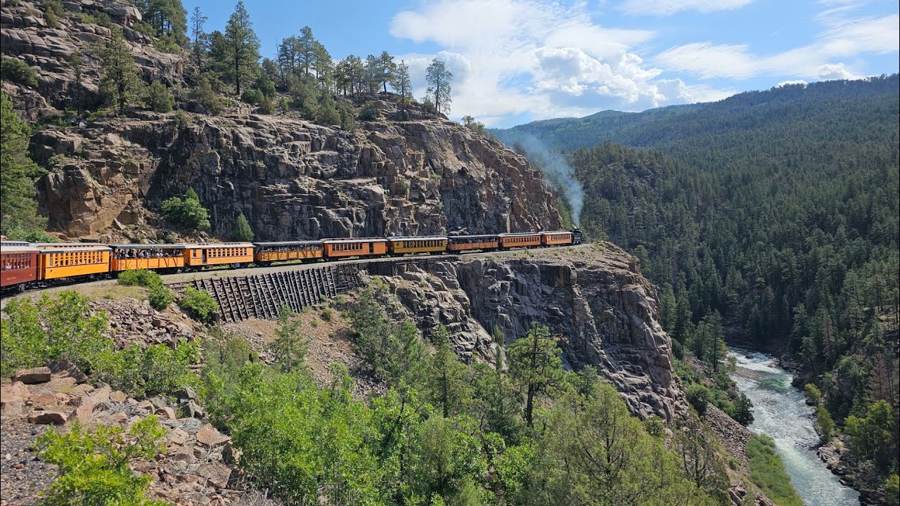 2023 Durango & Silverton Steam Locomotive Railroad Trip H.265 - YouTube