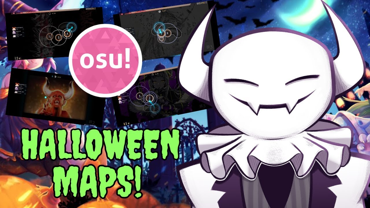 Playing (Very Loosely Related) Halloween Maps On Osu! - YouTube