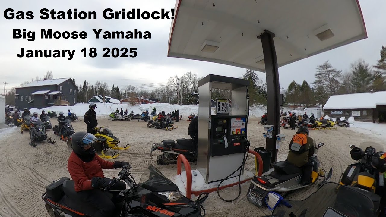 Getting Gas at Big Moose Yamaha January 18 2025 - YouTube