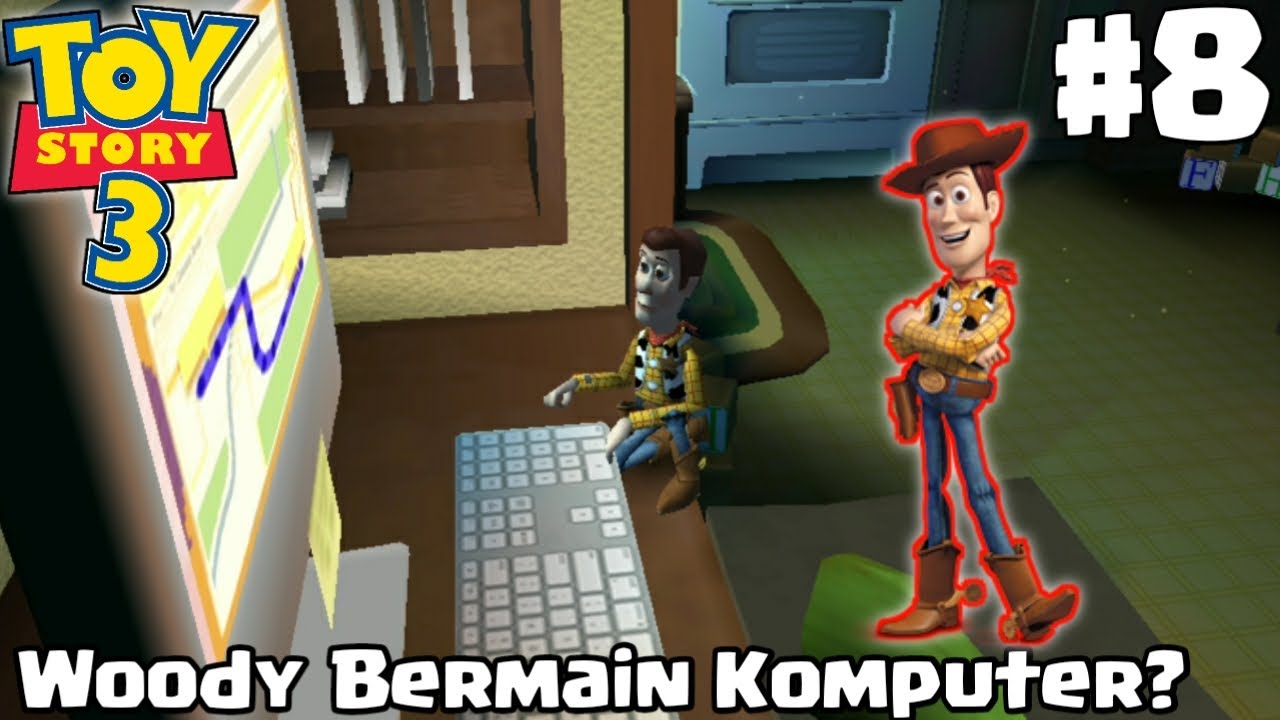 Woody Bermain Komputer? -Toy Story 3 Part 8 - YouTube