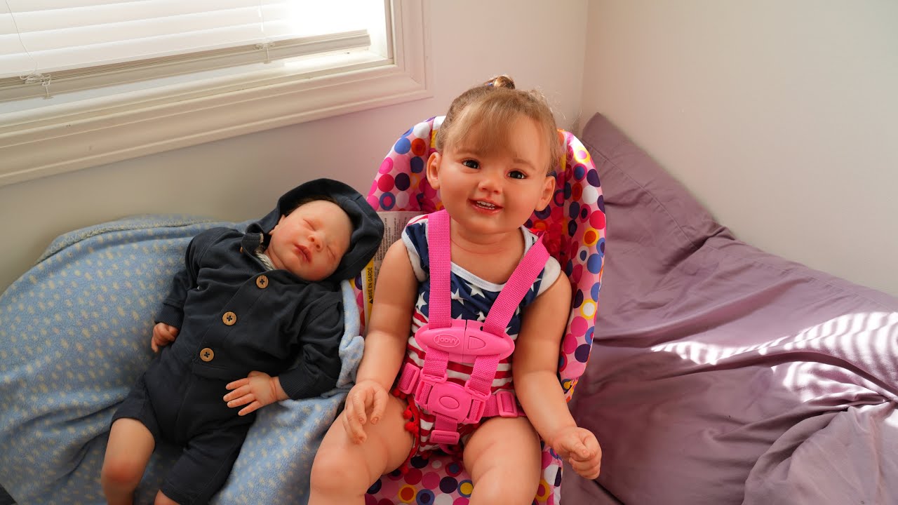 Realistic Reborn Morning Routine with Emily and a reborn baby - YouTube