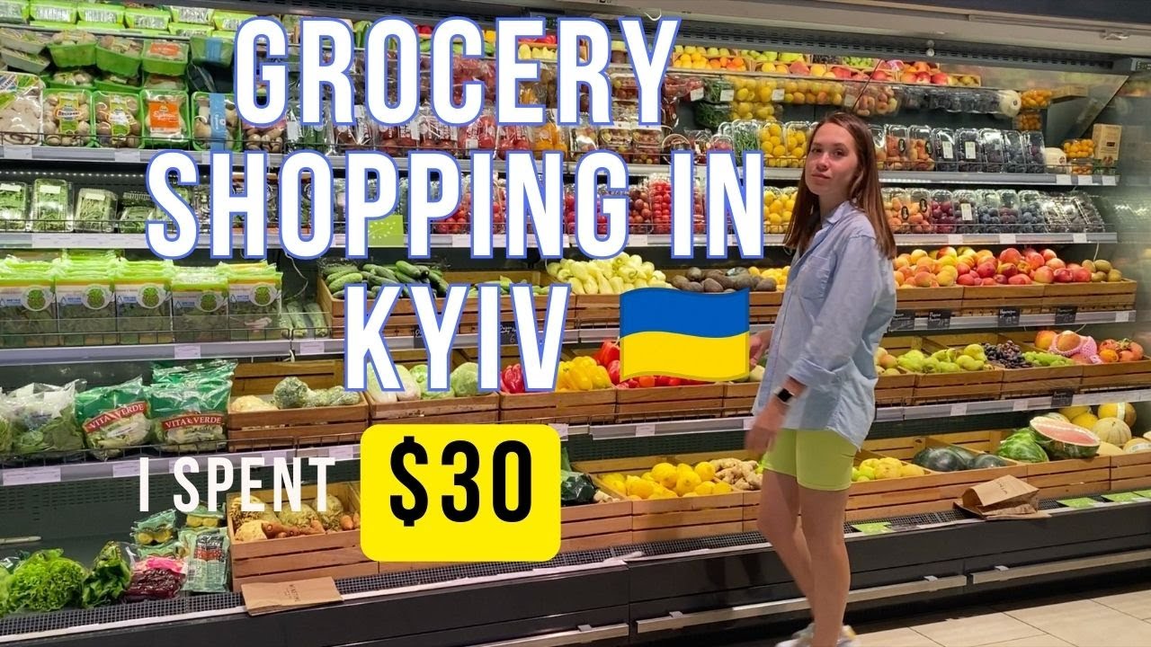 Grocery Shopping In Kyiv | Food Prices In Ukraine - YouTube