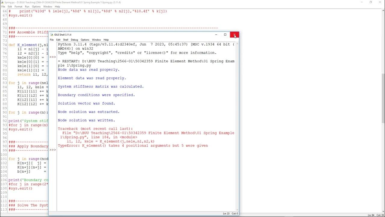 Finite Element Method 2023: Structure of FEM Code Part 4 - YouTube