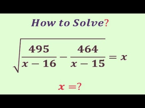 A awesome mathematics Exponential problem | Olympiad Question | x ...