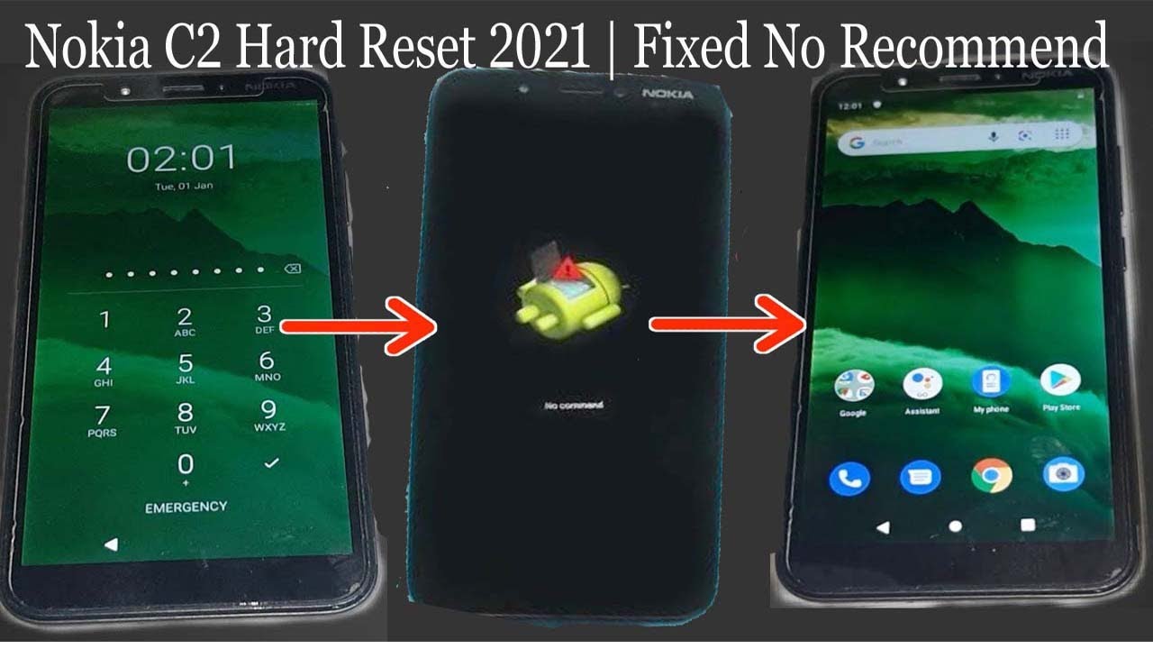 Nokia C2 (Ta-1204) hard reset 2021 | Fixed No Recommend |Nokia C2 Ta ...