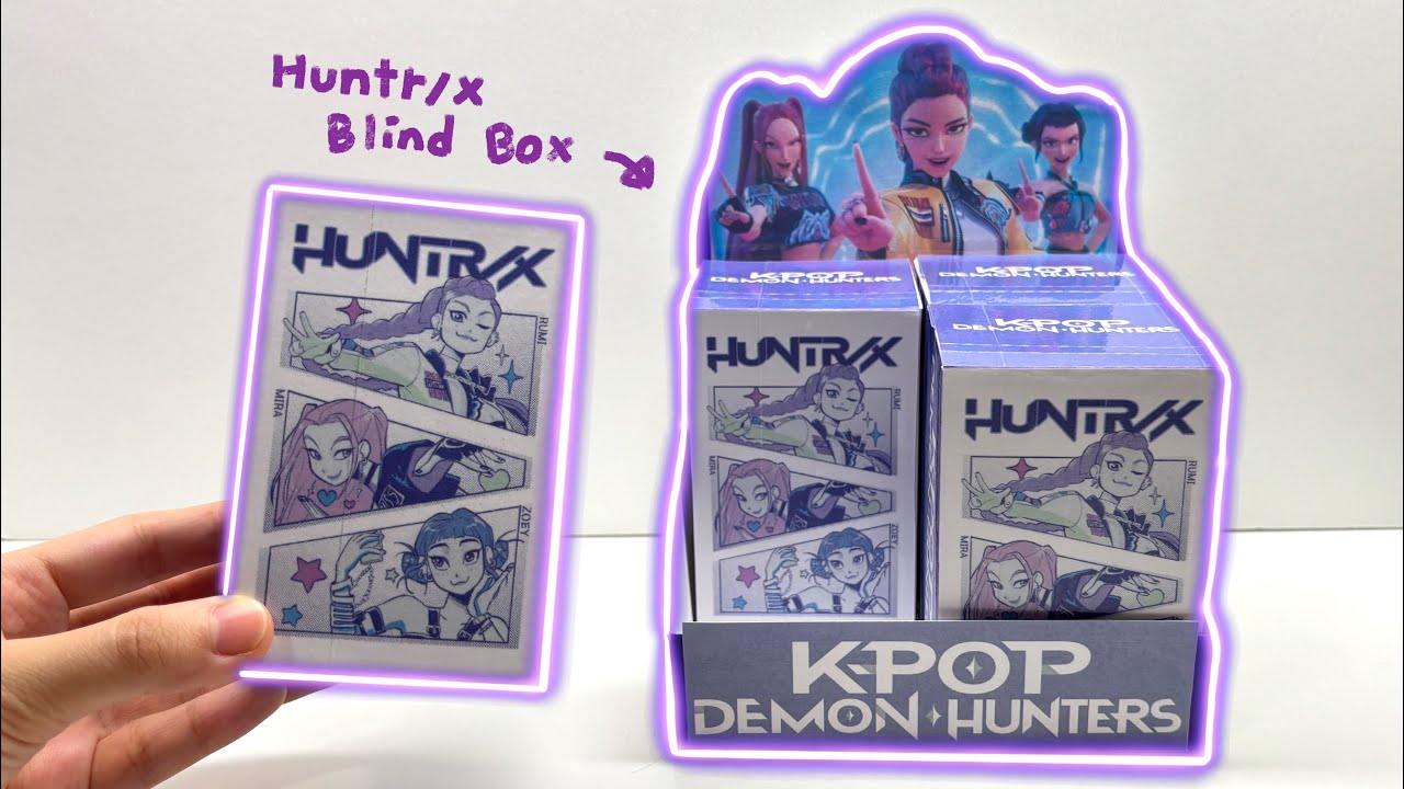 👑Paper DIY👑 DIY Huntrix Blind box Unboxing | KPop Demon Hunters 케이팝 데몬 ...