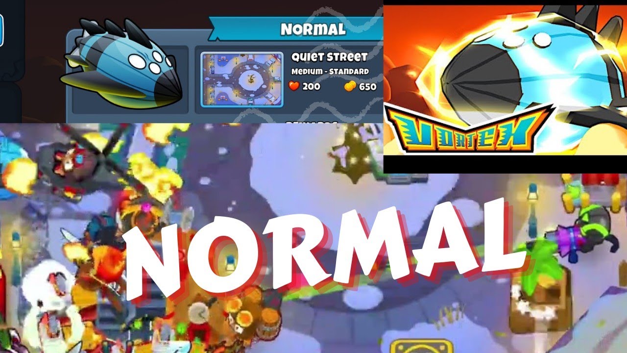 Vortex Normal Tutorial - Quiet Street (BTD6) - No Monkey Knowledge ...