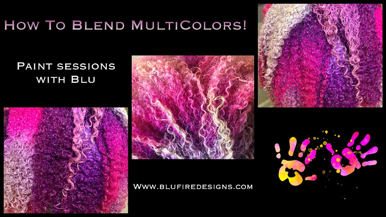 How to Blend MultiColors (Tutorial) | Paint sessions with Blu| Adore ...