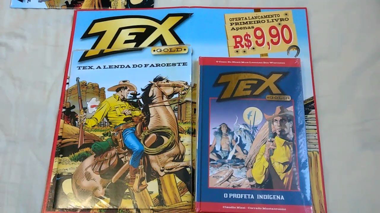 Chegou a coleção Tex Gold!! - YouTube
